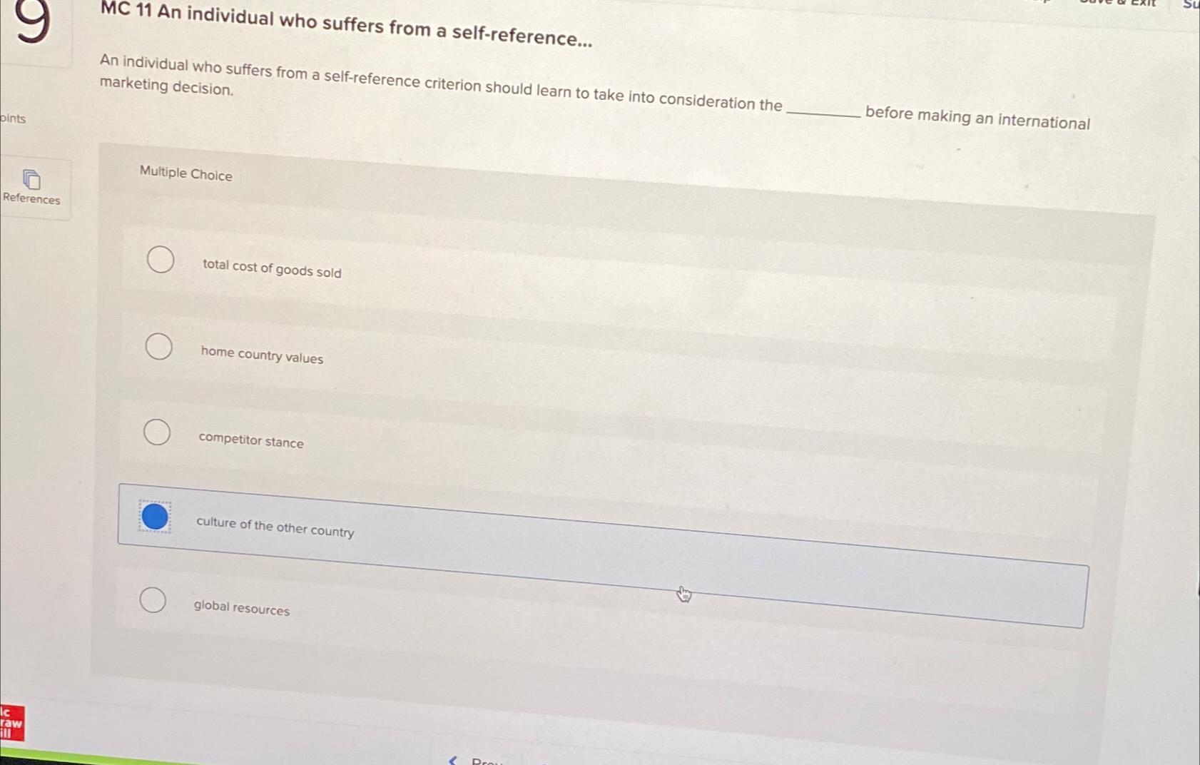 Solved MC 11 ﻿An individual who suffers from a | Chegg.com