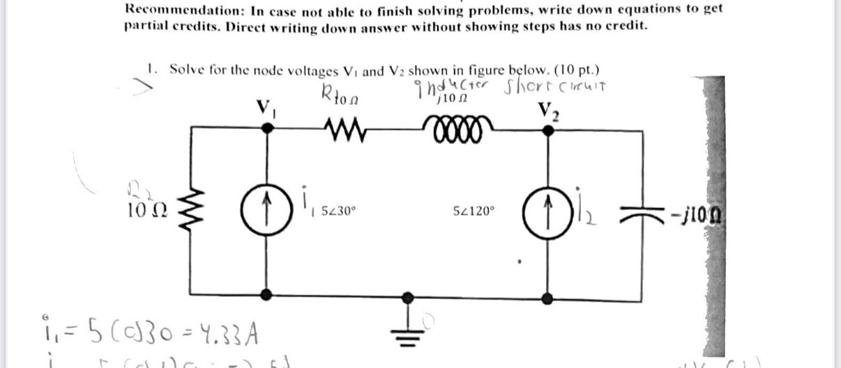 Solved Recommendation: In case not able to finish solving | Chegg.com
