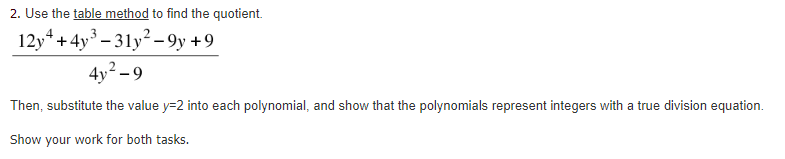 Use the table method to find the | Chegg.com