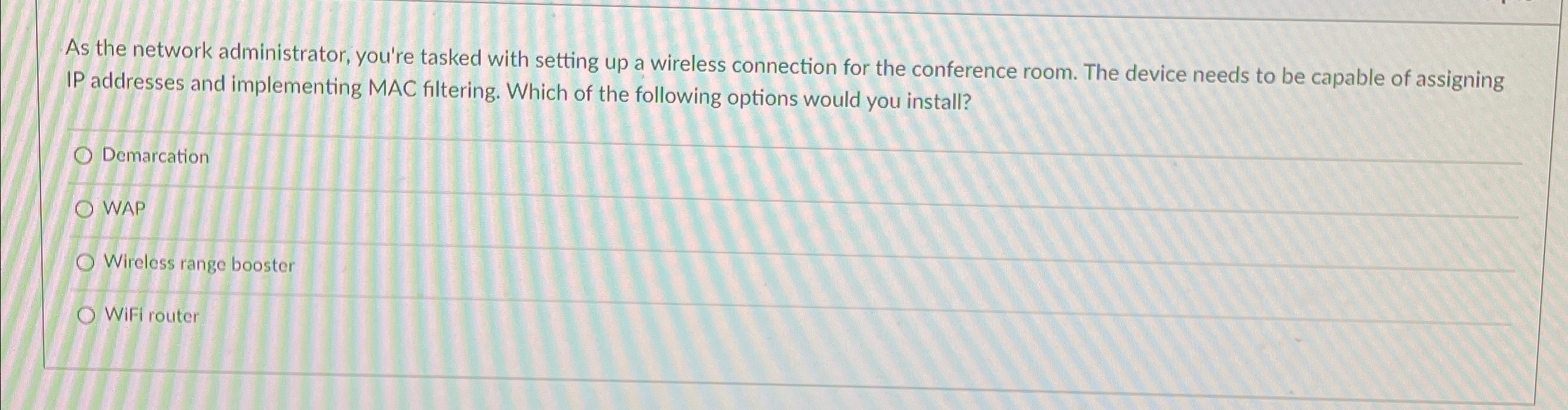 Solved As the network administrator, you're tasked with | Chegg.com