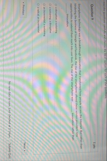 Solved read the questions carefully and choose the BEST | Chegg.com