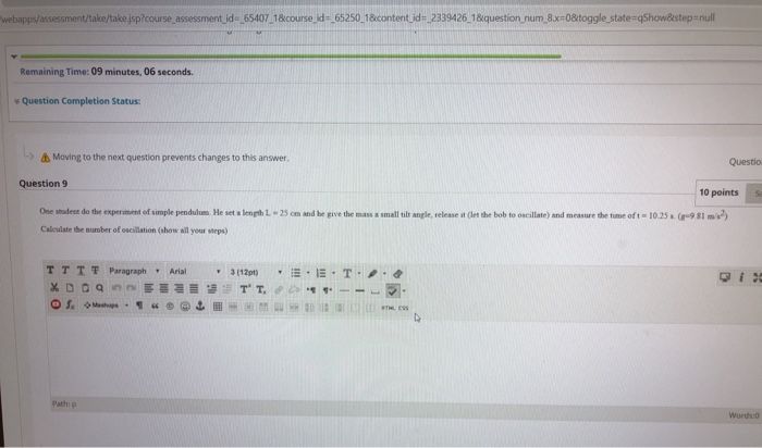 Solved webapps/assessment/take/take.jsp?course assessment | Chegg.com