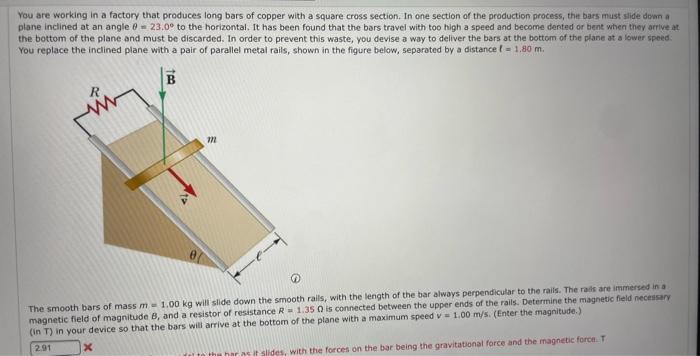 Solved You are working in a factory that produces long bars | Chegg.com