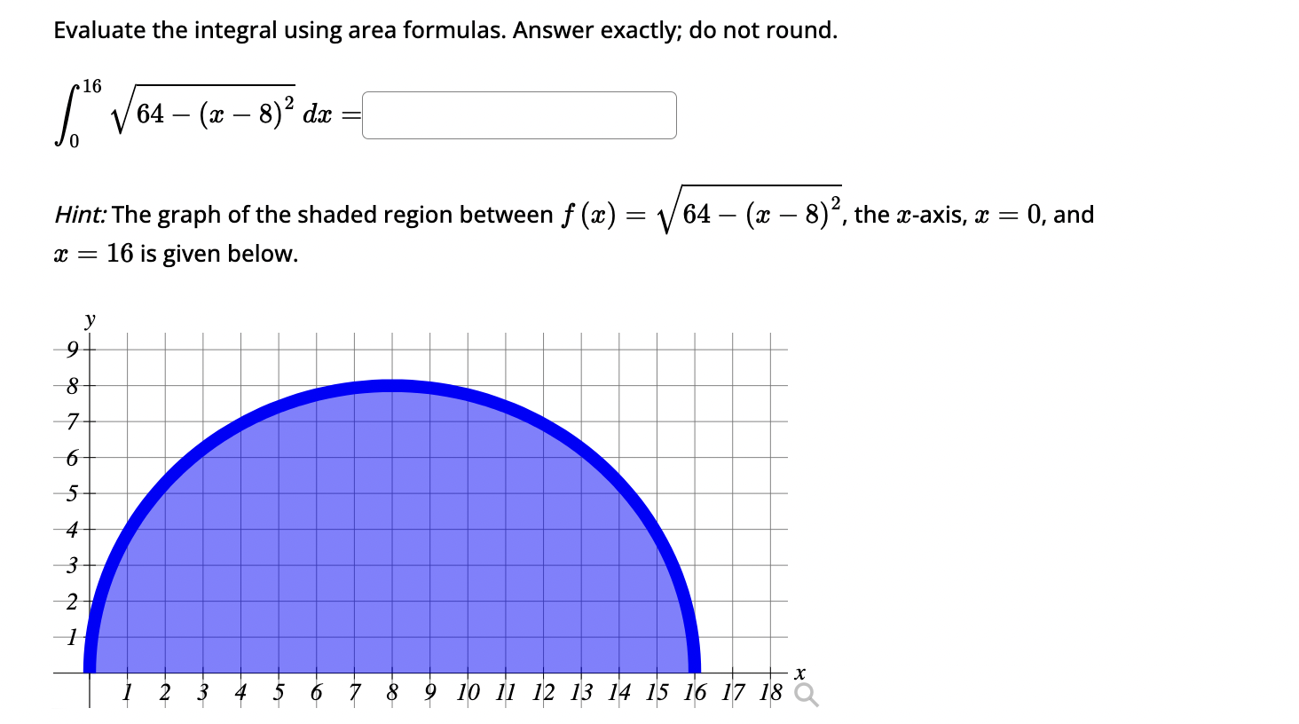 Solved Evaluate the integral using area formulas. Answer | Chegg.com