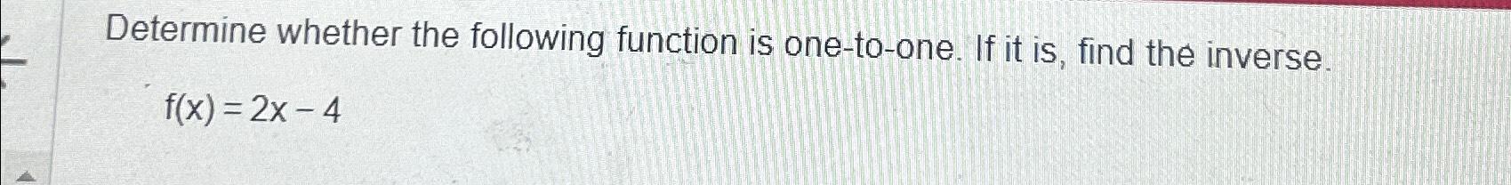 Solved Determine whether the following function is | Chegg.com