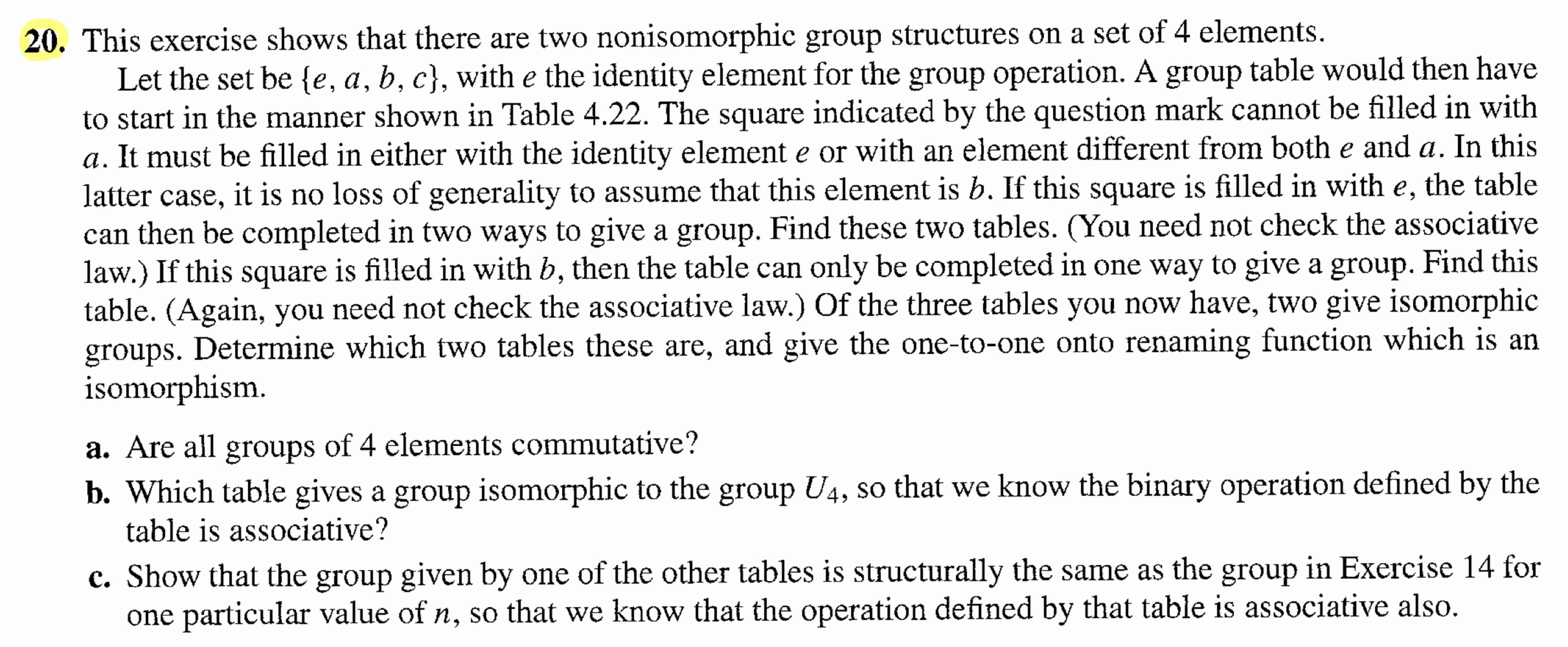 Solved 20. ﻿This exercise shows that there are two | Chegg.com