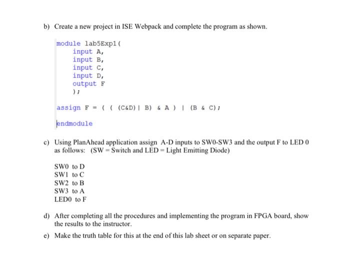 Solved Digital Logic ( CS201) Lab 6: Combinational Circuit | Chegg.com