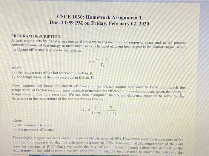 Solved CSCE 1030: Homework Assignment 1 Due: 11:59 PM on | Chegg.com
