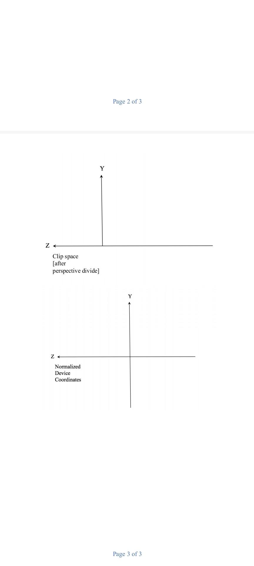 Solved 1. Given the following in world space: - a cube of | Chegg.com