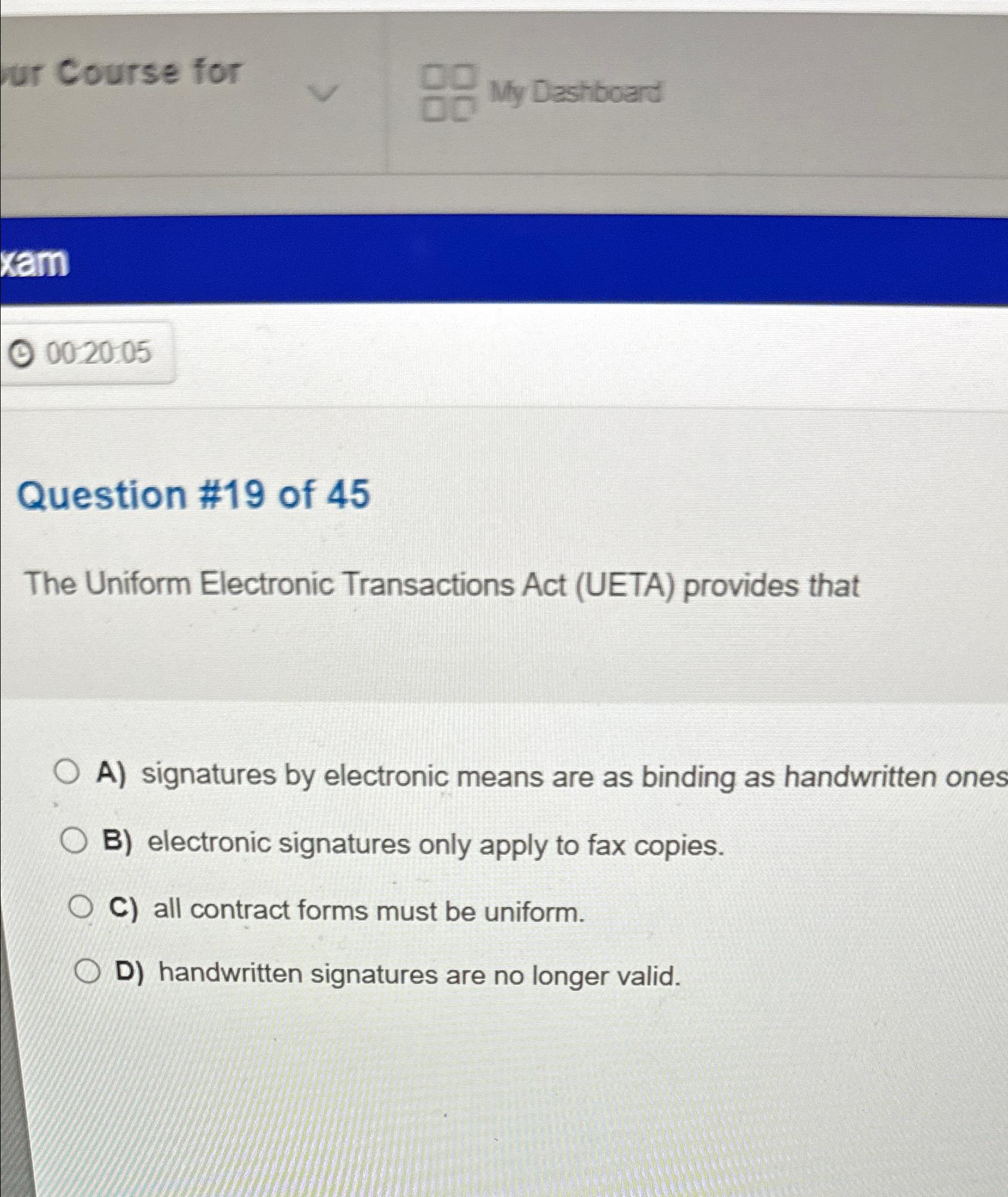 Solved ur Course forMy DashboardQuestion #19 ﻿of 45The | Chegg.com