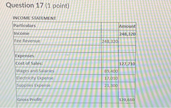 Solved Using the financial statements provided calculate and | Chegg.com