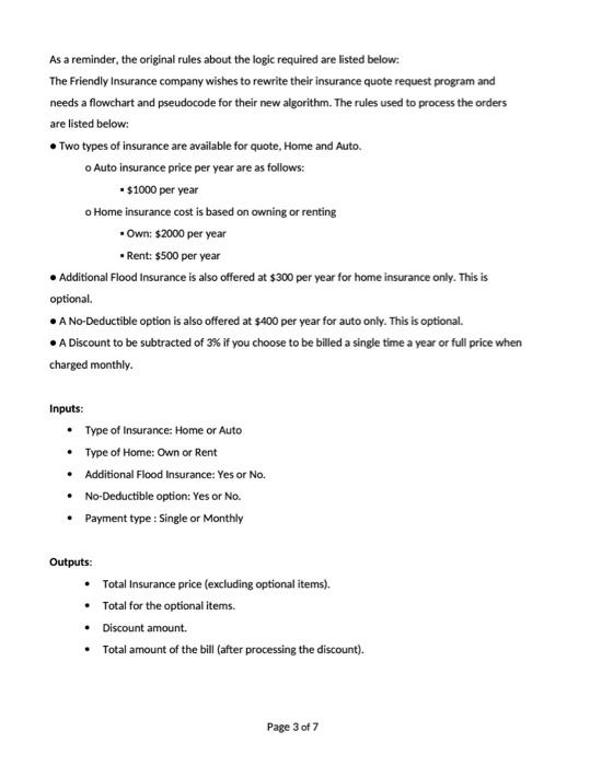 Solved Problem Description The Insurance Processing Program 6855