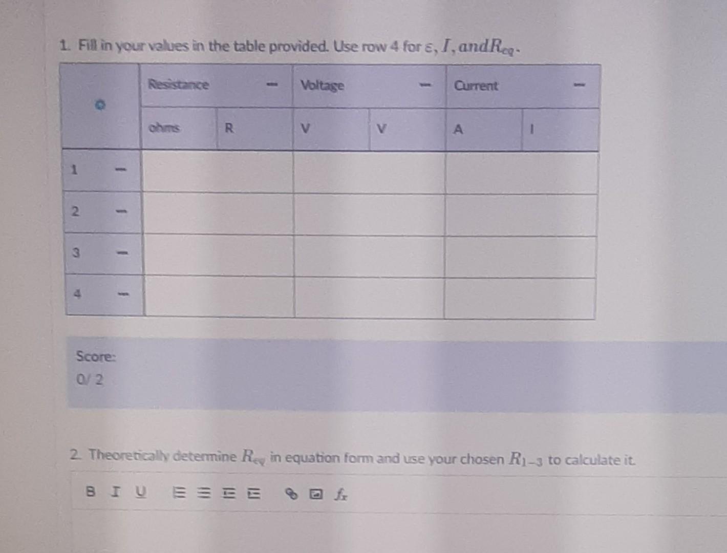 Solved sing the PhET simulation above, construct the circuit | Chegg.com