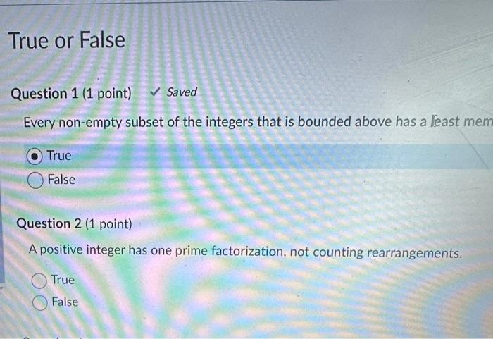 Solved Every non-empty subset of the integers that is | Chegg.com