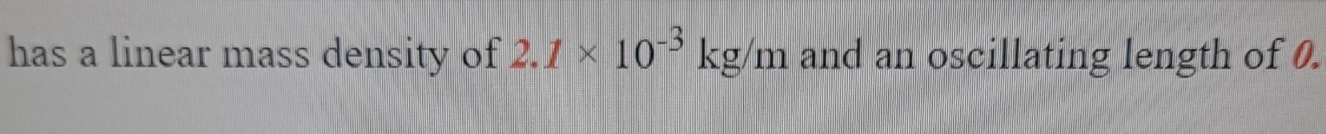 Solved The D-string on a guitar has ahas a linear mass | Chegg.com