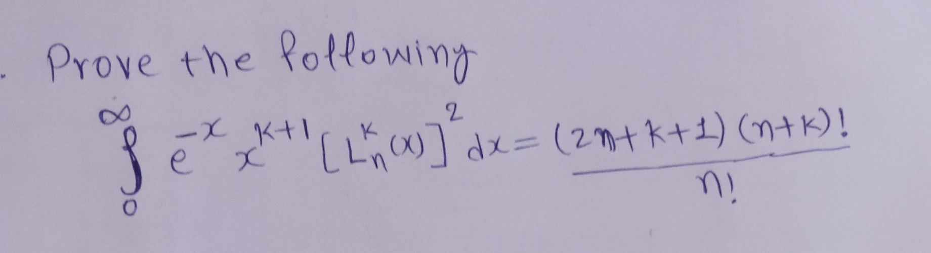 Solved Prove the | Chegg.com