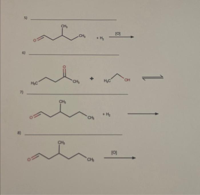 Solved Reactions of Aldehydes and Ketones Oxidation of | Chegg.com