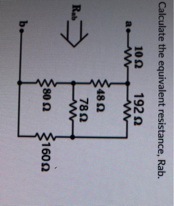 Solved Calculate the equivalent resistance, Rab. 10Ω ΑΛΜ | Chegg.com