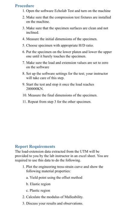 Solved Objectives - To understand the mechanical properties | Chegg.com