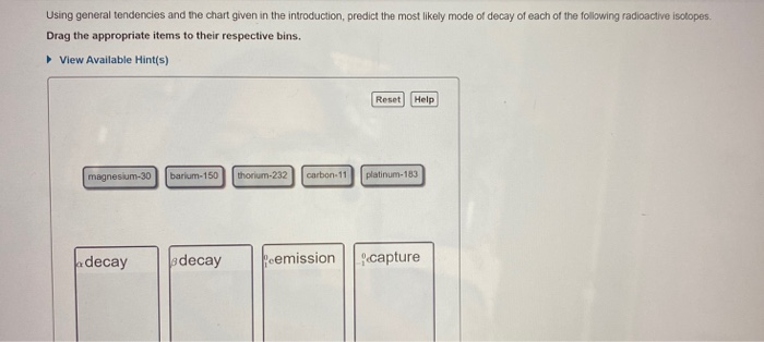 Solved Using general tendencies and the chart given in the | Chegg.com