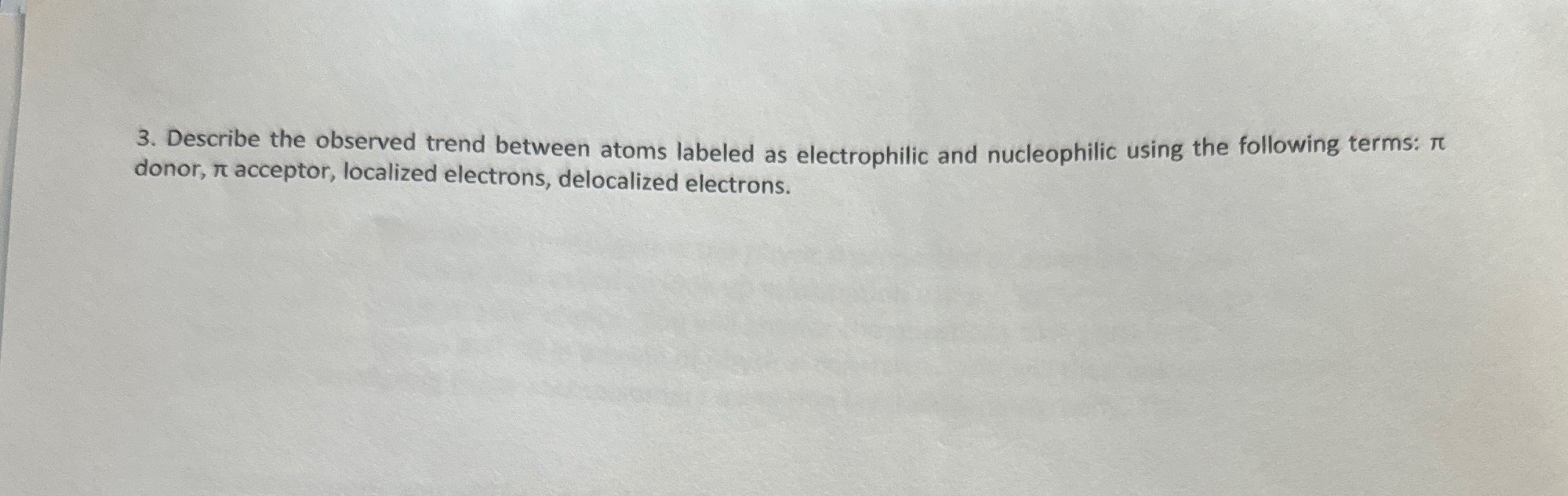 Solved Describe the observed trend between atoms labeled as | Chegg.com