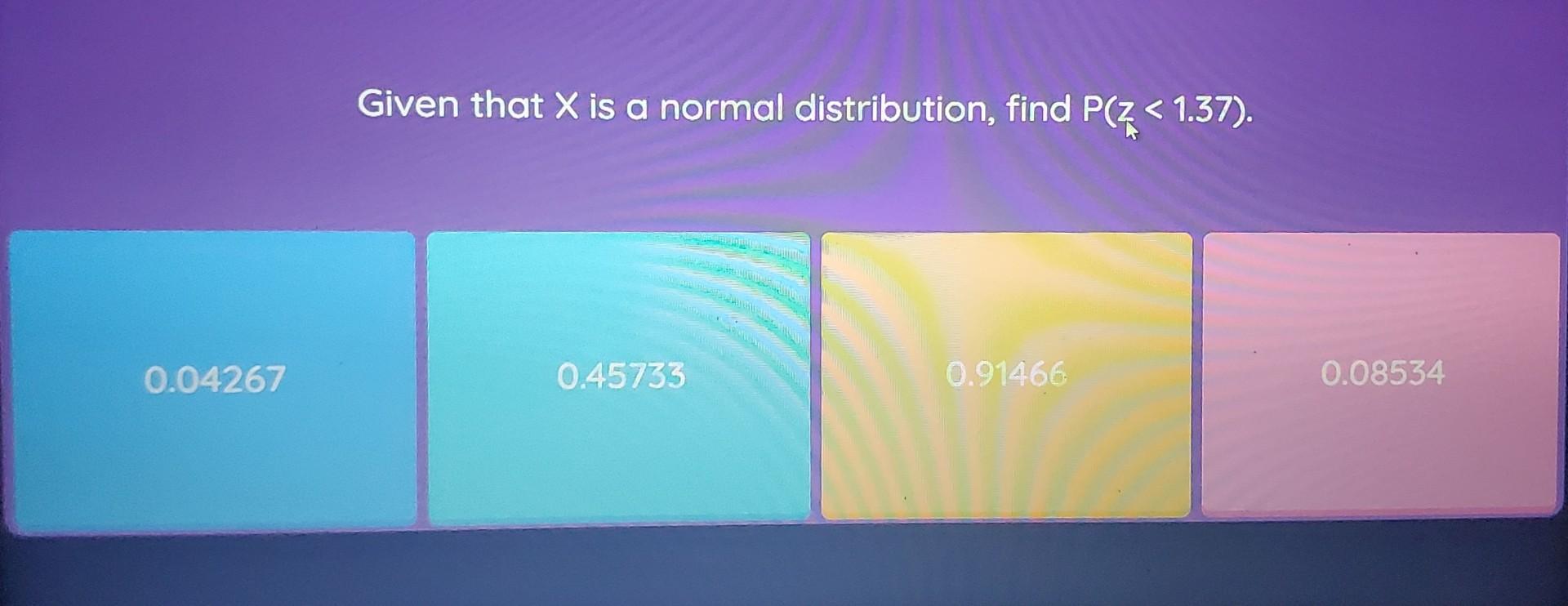 Solved Given That X Is A Normal Distribution Find 2989