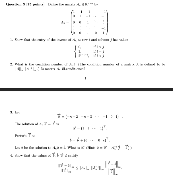 Solved answer part 3 ﻿only Question 3 [15 ﻿points] ﻿Define | Chegg.com