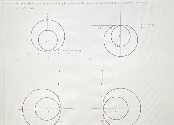Solved Sketch the curve with the given polar equation by | Chegg.com