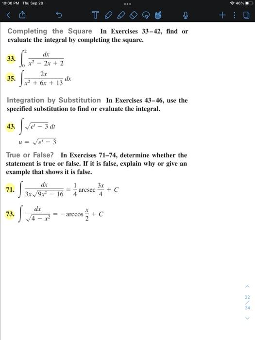 Solved Finding an Indefinite Integral In Exercises 1-20, | Chegg.com