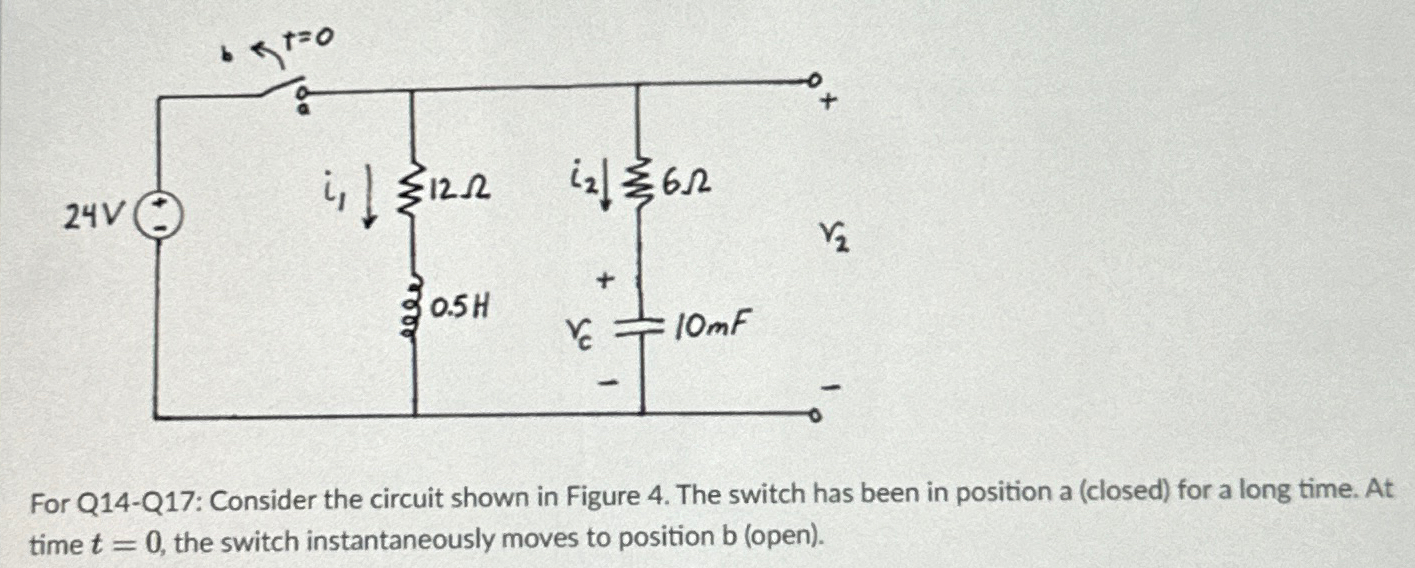 Solved Find the initial conditions for the inductor and | Chegg.com