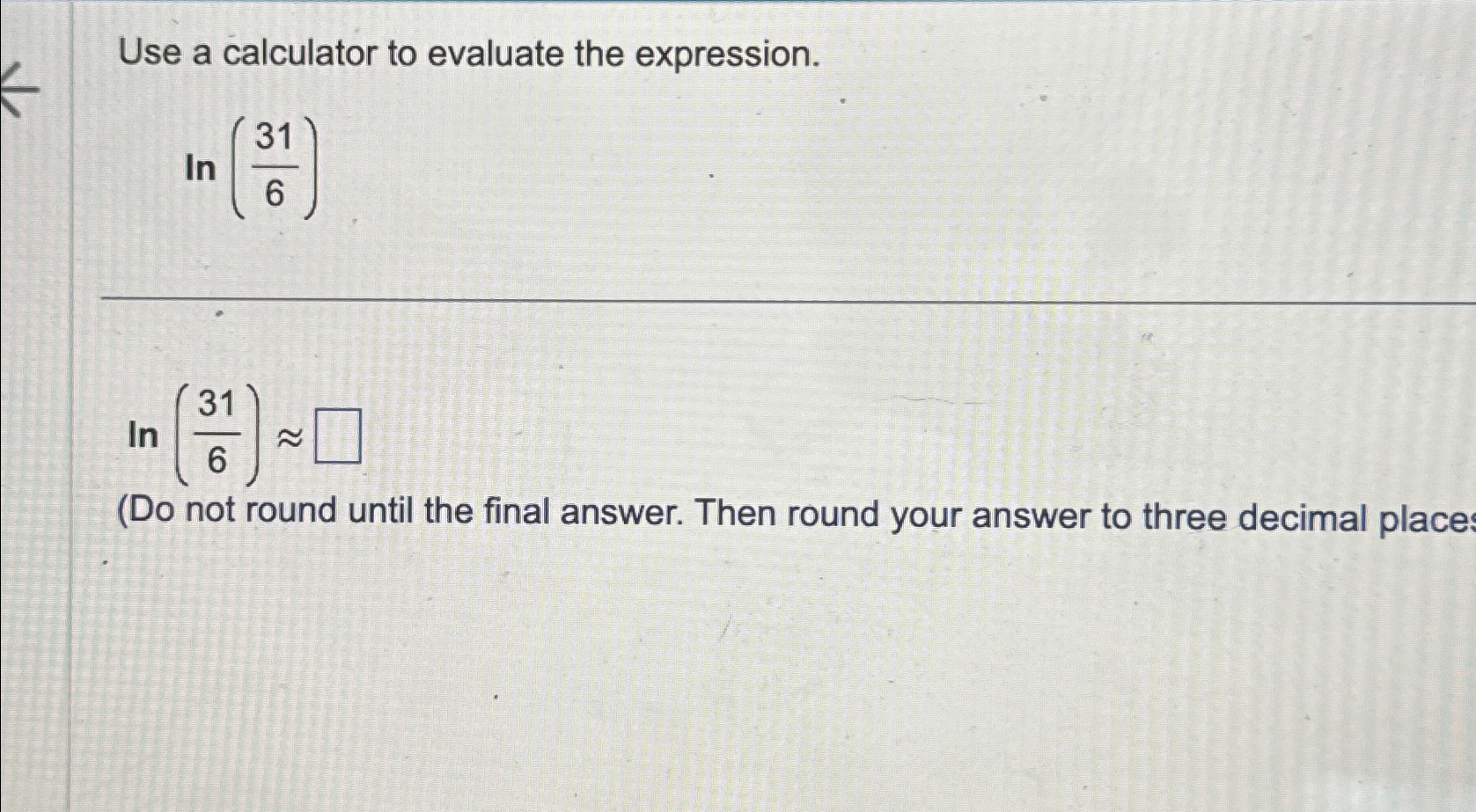 Solved Use a calculator to evaluate the | Chegg.com