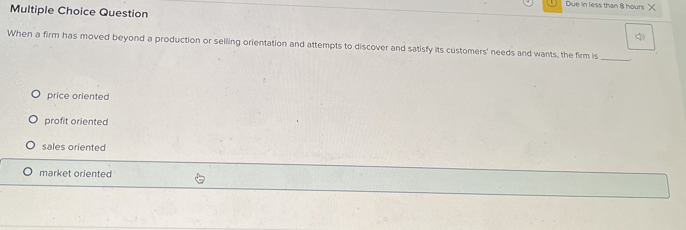 Solved Multiple Choice QuestionWhen a firm has moved beyond | Chegg.com