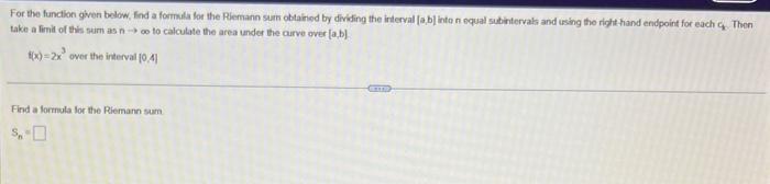 Solved For the function given below, Find a formula lon the | Chegg.com