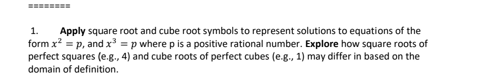 Solved Apply square root and cube root symbols to represent | Chegg.com