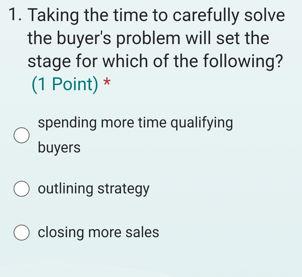 Solved Taking the time to carefully solve the buyer's | Chegg.com