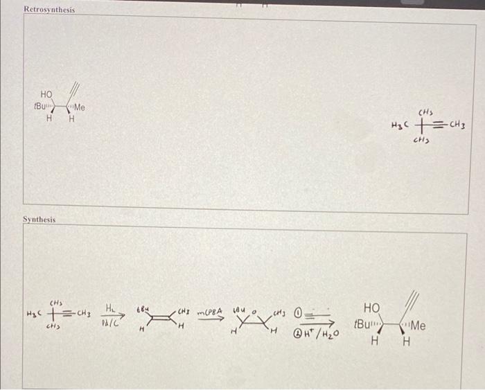 Solved complete the retro synthesis as shown by the | Chegg.com