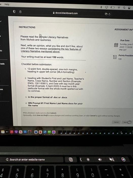 Instructions Assignment Inf Please Read The Sample 