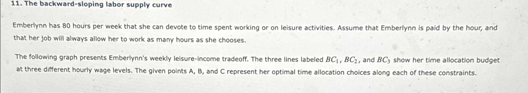 Solved The backward-sloping labor supply curveEmberlynn has | Chegg.com