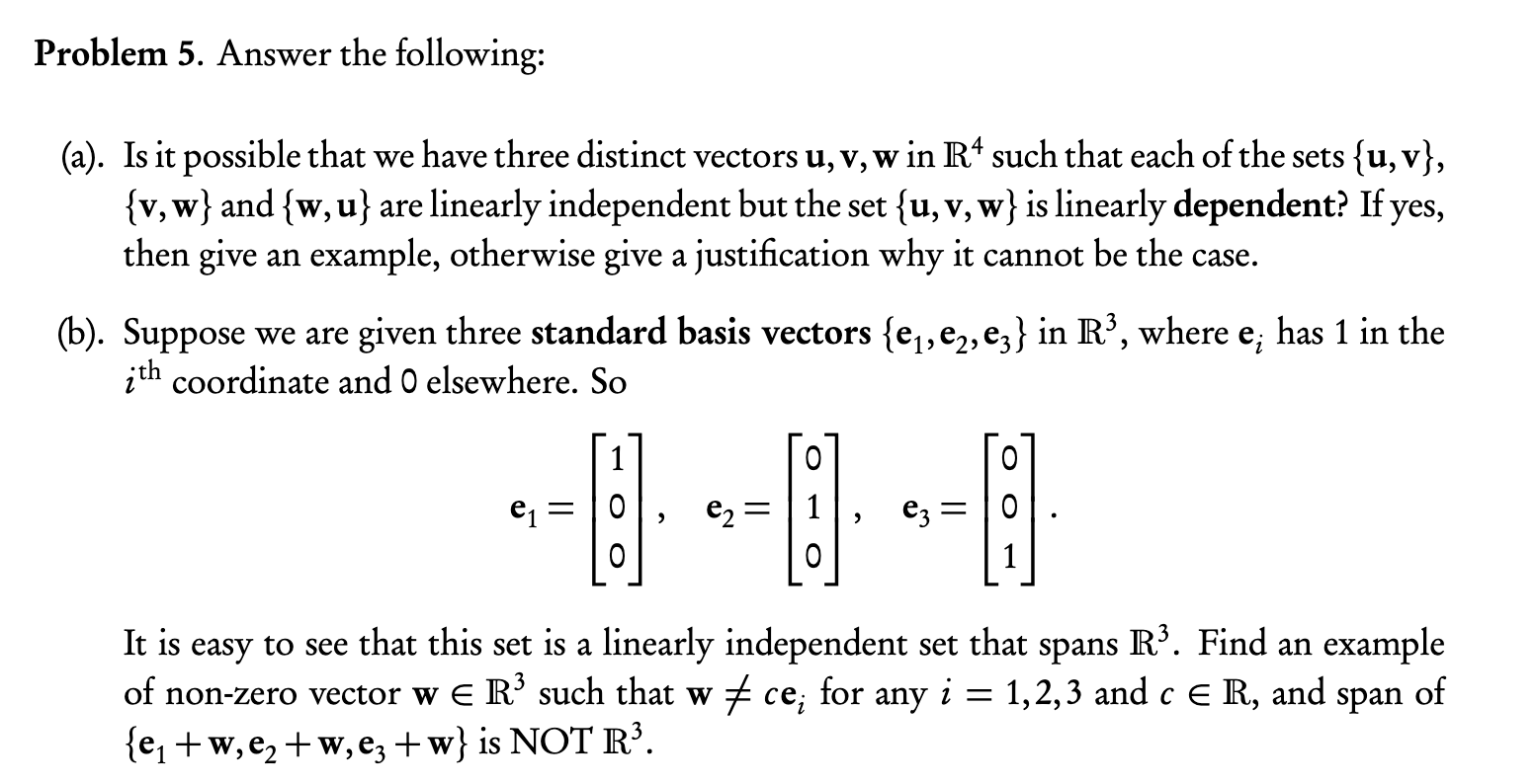Solved Problem 5. ﻿Answer the following: (a). Is it | Chegg.com