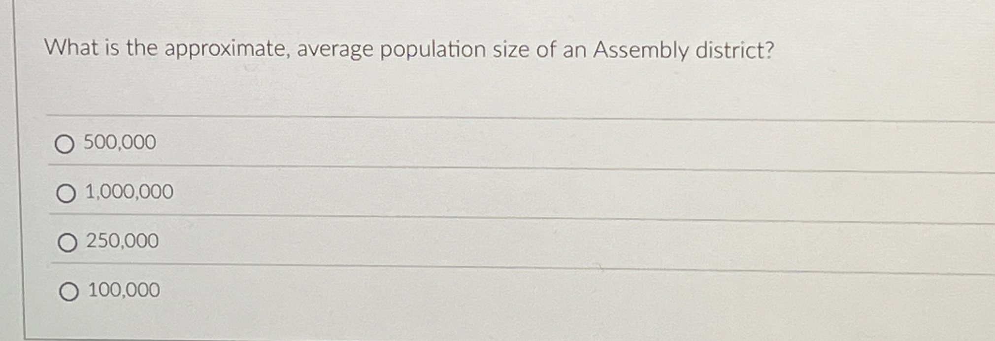 Solved What is the approximate, average population size of | Chegg.com