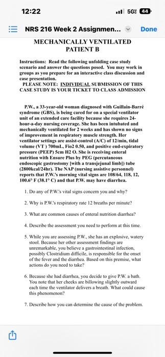 Solved NRS 216 Week 2 Assignmen... Done MECHANICALLY | Chegg.com