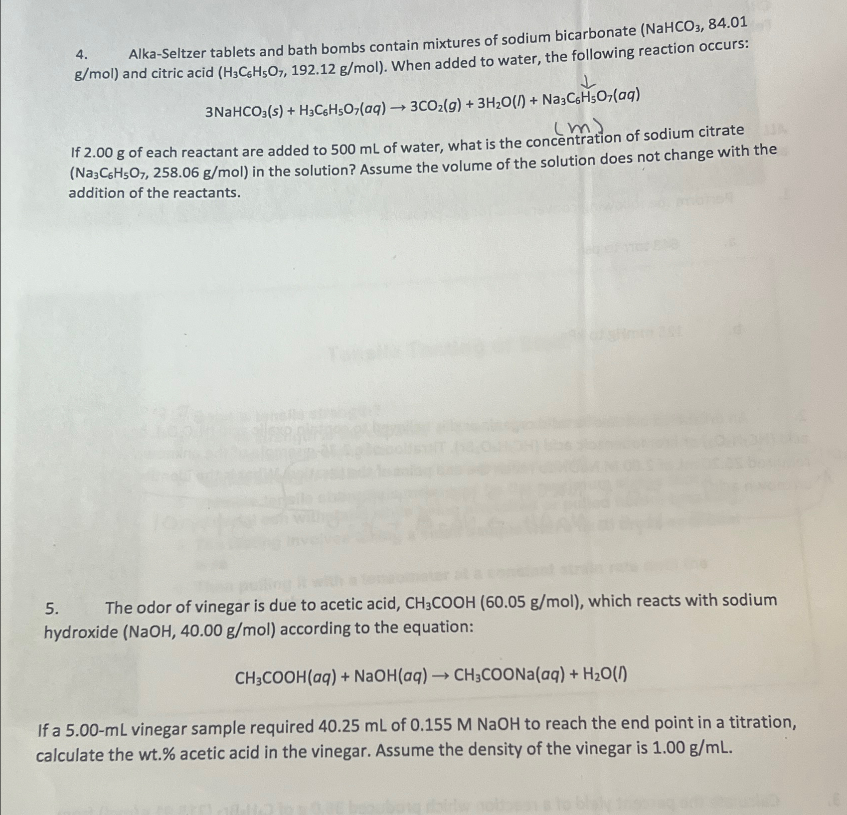 Solved Alka-Seltzer tablets and bath bombs contain mixtures | Chegg.com