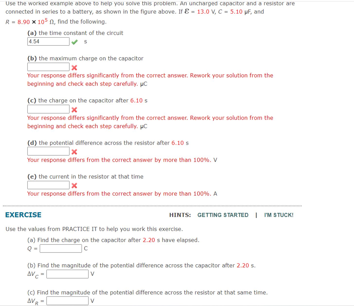 Solved EXERCISEHINTS: GETTING STARTED | ﻿I'M STUCK!Use the | Chegg.com