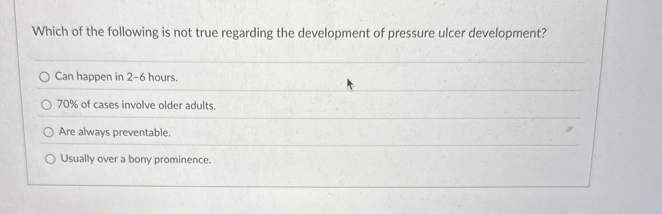 Solved Which of the following is not true regarding the | Chegg.com