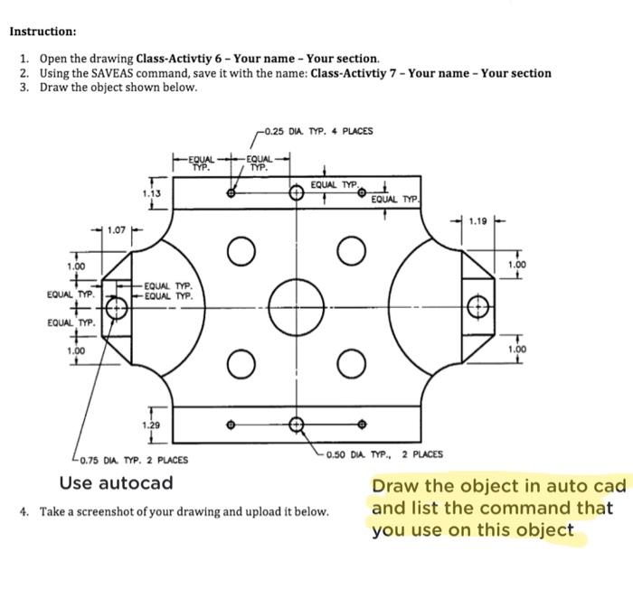 Solved 1. Create the following layer scheme, in the drawing | Chegg.com