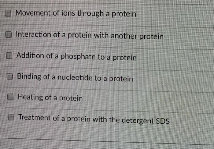 Solved From the various events listed below, select All | Chegg.com