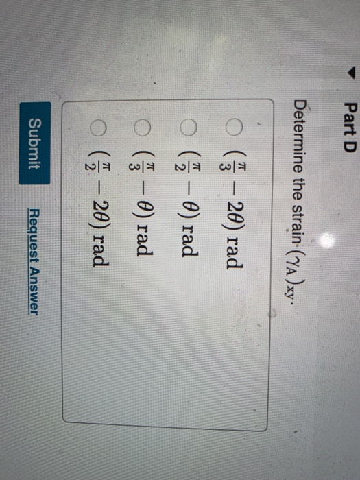 Solved A loading causes the block to deform into the dashed | Chegg.com
