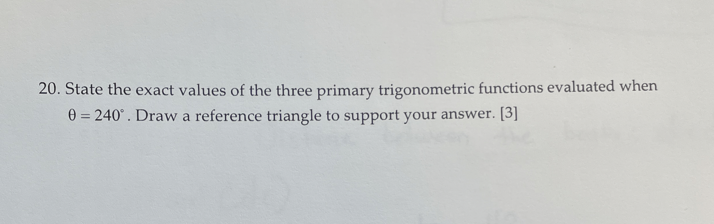 State the exact values of the three primary | Chegg.com