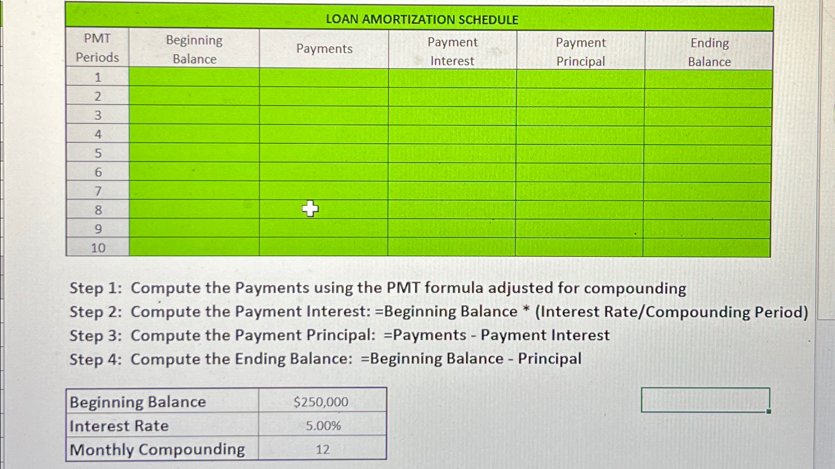 \table[[LOAN AMORTIZATION | Chegg.com