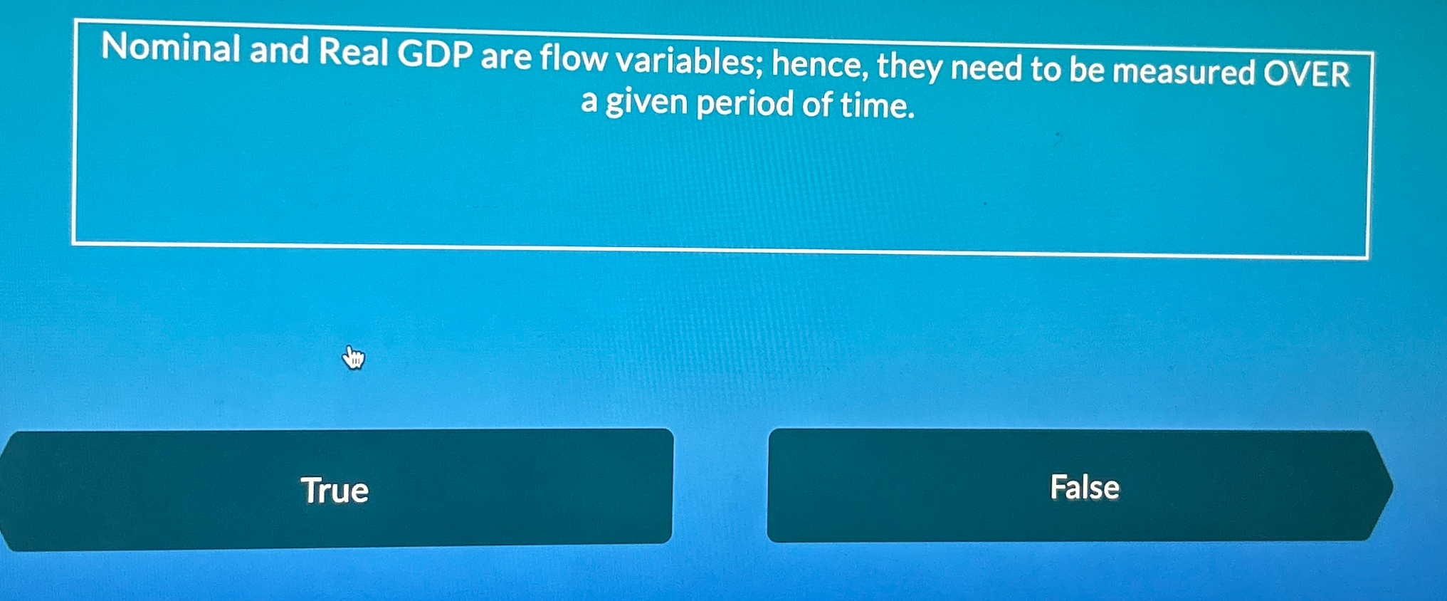 Solved Nominal and Real GDP are flow variables; hence, they | Chegg.com